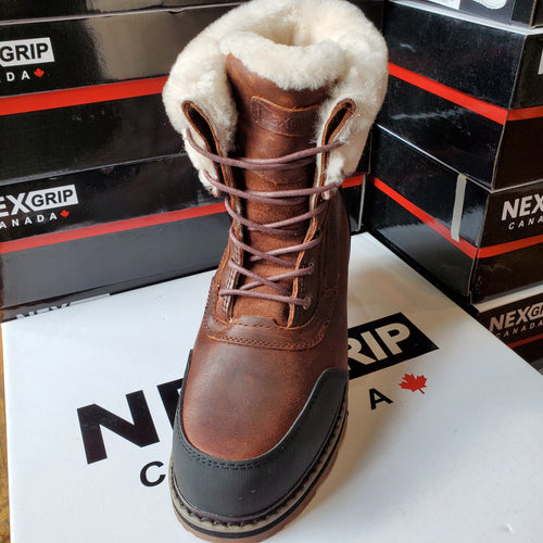 NexGrip Eva Hazelnut Brown Women’s Snow Boot Waterproof with Retractab ...