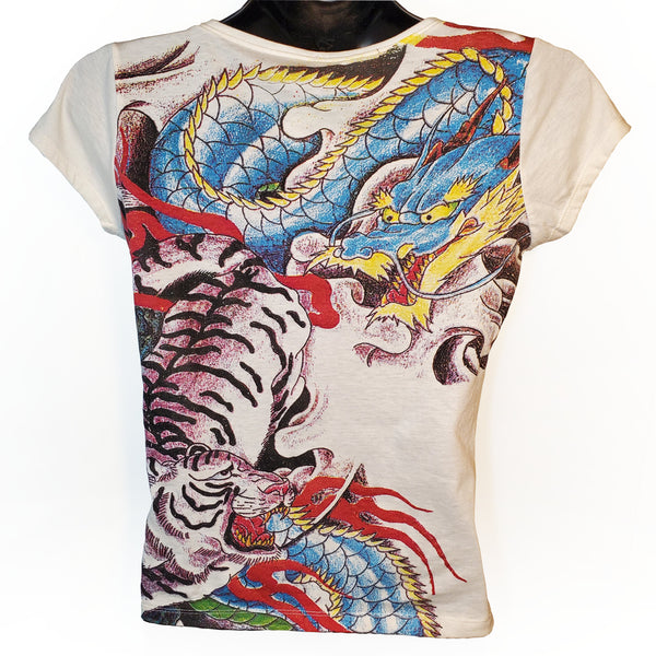 White Tiger Blue Dragon Tee – Bridge Street Bazaar