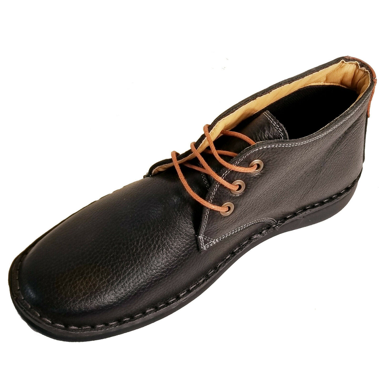 Spring Step Black Leather Mens Boots – Bridge Street Bazaar